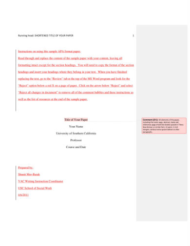 APA Research Paper - 10+ Examples, Format, Pdf | Examples