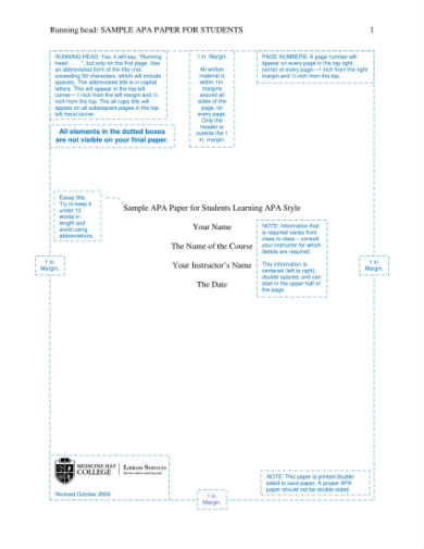 28+ Example of an APA Paper | Examples