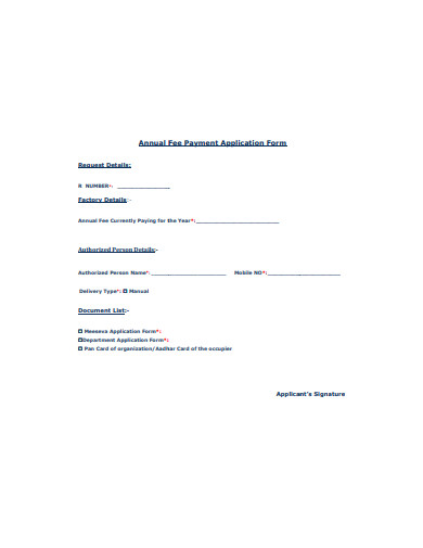 Payment Application - 11+ Examples, Format, Pdf | Examples