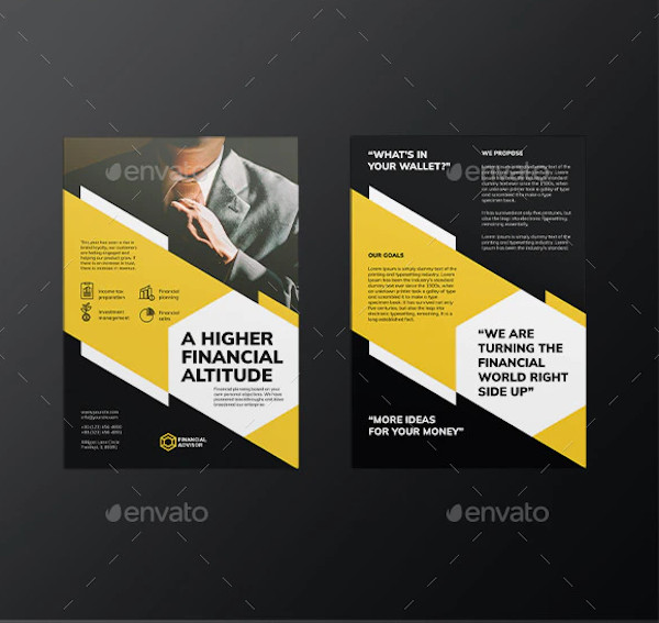 Financial Flyer - 11+ Examples, Format, Pdf | Examples