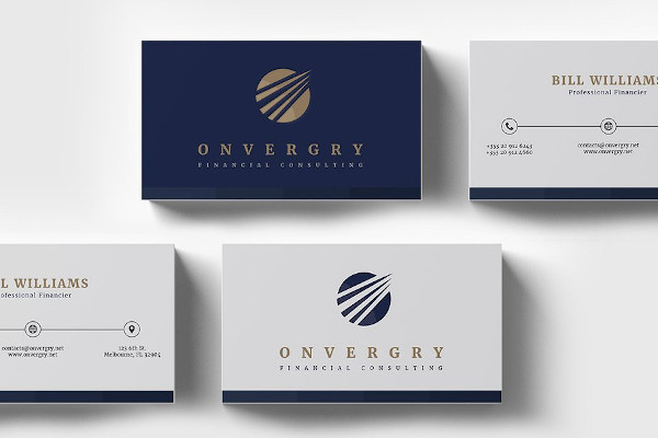 Financial Business Card - 10+ Examples