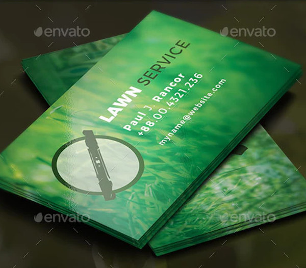 Lawn Care Business Card - 6+ Examples, Format, Pdf
