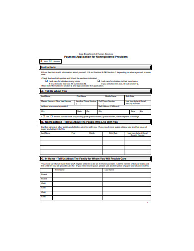 Payment Application - 11+ Examples, Format, Pdf | Examples