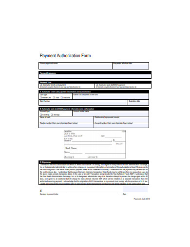 Authorization Form - 11+ Examples, Format, Pdf | Examples