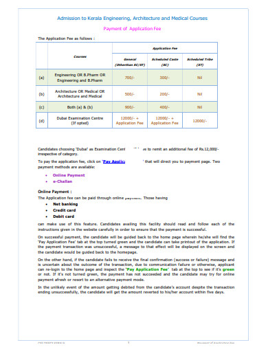 Payment Application - 11+ Examples, Format, Pdf | Examples