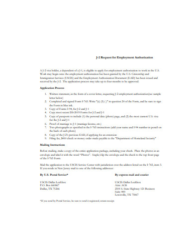 11+ Employment Authorization Form Examples in PDF | MS Word | Examples