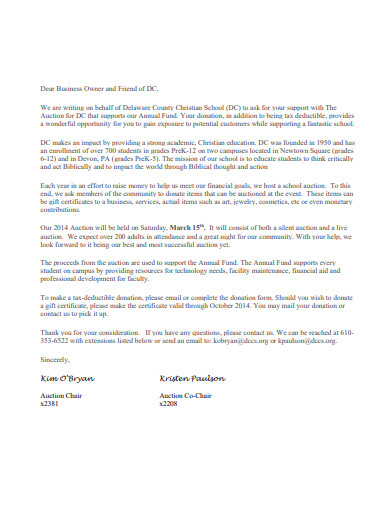 Donation Solicitation Letter - 10+ Examples, Format, Sample | Examples