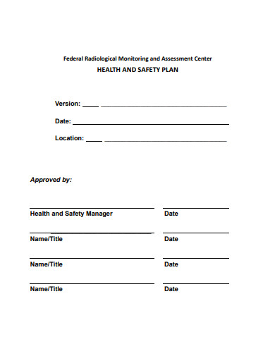 Safety Plan - 12+ Examples, Format, How to Devise, Pdf