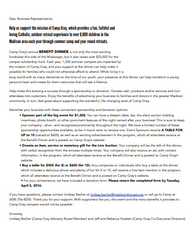 Donation Solicitation Letter - 10+ Examples, Format, Sample | Examples