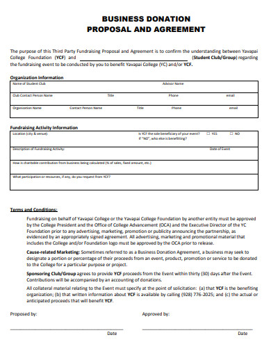 Donation Proposal - 10+ Examples, Format, Pdf | Examples