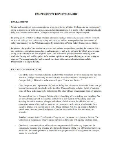 Safety Report Writing - 10+ Examples, Format, Pdf | Examples