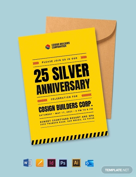 Construction Party Invitation - 7+ Examples, Format, Pdf | Examples