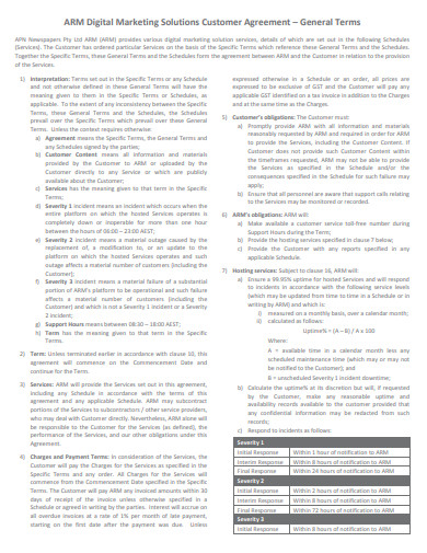 Digital Marketing Services Agreement - 6+ Examples, Format, Pdf