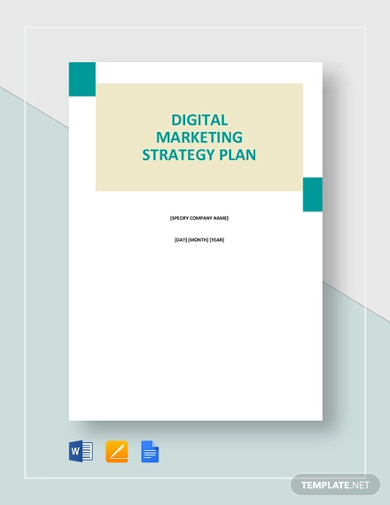 Digital Marketing Strategy - 10+ Examples, Format, Pdf | Examples