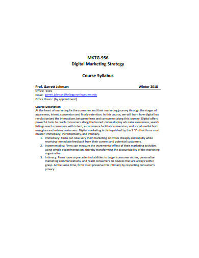 Digital Marketing Strategy - 10+ Examples, Format, Pdf | Examples
