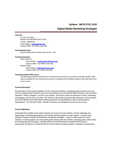 Digital Media Marketing - 5+ Examples, Format, How to Effectively, Pdf