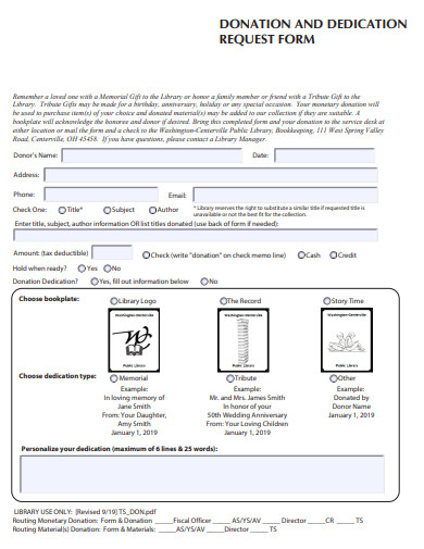 Donation Request Form - 10+ Examples, Format, Pdf | Examples