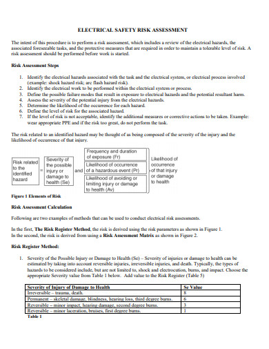 Safety Assessment - 12+ Examples, Format, Pdf | Examples