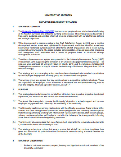 Employee Engagement Strategy - 10+ Examples, Format, Pdf | Examples