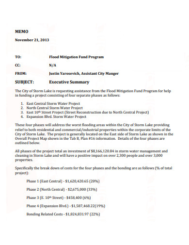 10+ Executive Memo Examples in PDF | Google Docs | MS Word | Pages ...