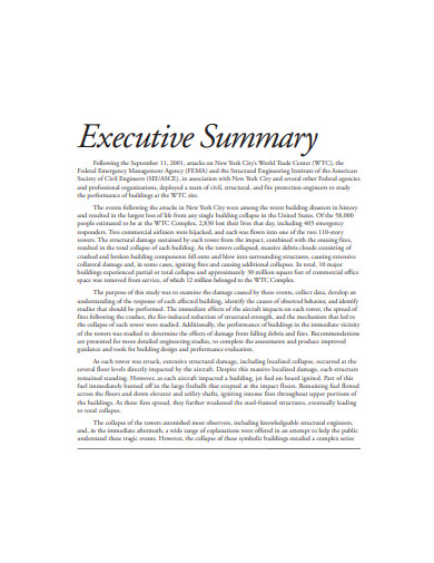 Executive Summary 100 Examples Format Pdf Examples
