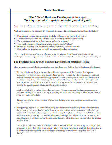 Business Development Strategy - 12+ Examples, How to Create, Format, Pdf