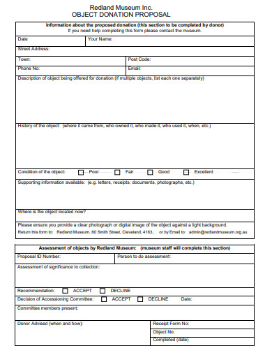 Donation Proposal - 10+ Examples, Format, Pdf | Examples