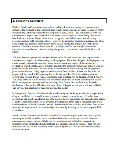 22+ Best Executive Summary Templates & Samples - PDF, DOC