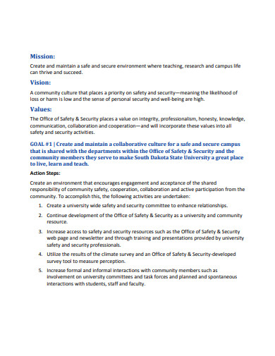 SafetySecurity Plan - 12+ Examples, Format, Pdf | Examples