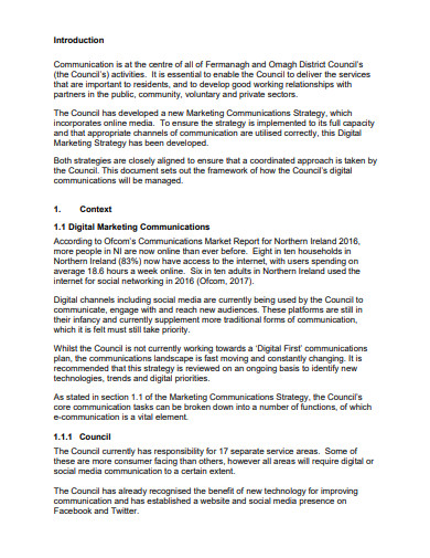 Digital Marketing Strategy - 10+ Examples, Format, Pdf | Examples