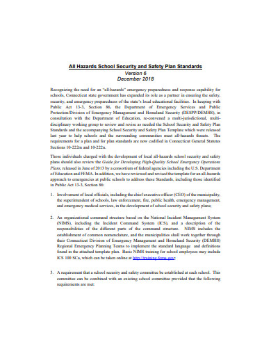 Written Safety Plan - 10+ Examples, Format, Pdf | Examples