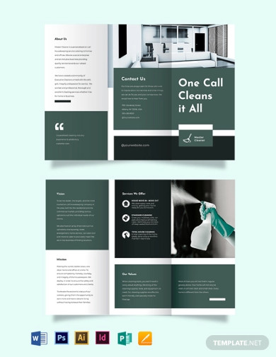  Cleaning Company Brochure Examples Format Pdf Examples