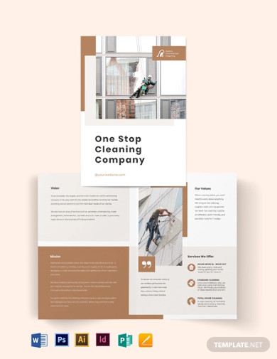  Cleaning Company Brochure Examples Format Pdf Examples