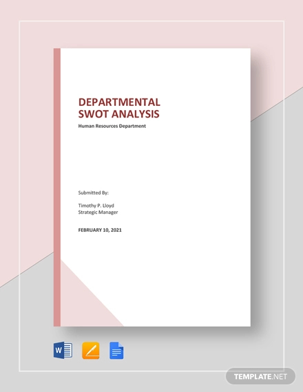 HR SWOT Analysis - 17+ Examples, Format, Pdf | Examples