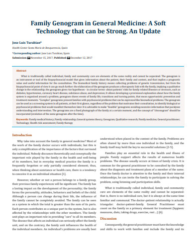 12+ Family Genogram Examples in PDF | MS Word | Examples