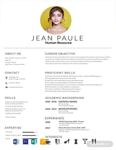 HR Resume 15 Examples Format Sample Examples