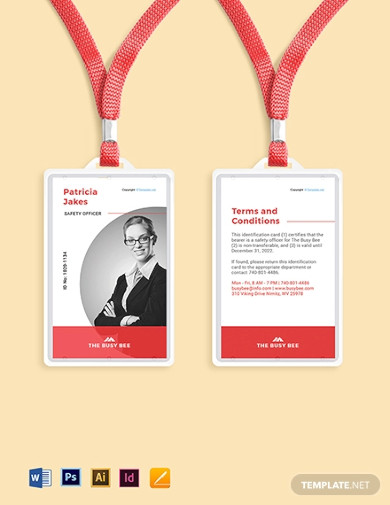 Professional ID Card - 18+ Examples, Format, Pdf | Examples