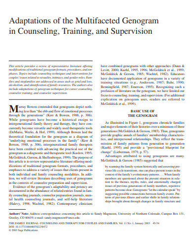 Career Genogram - 5+ Examples, Format, Pdf | Examples