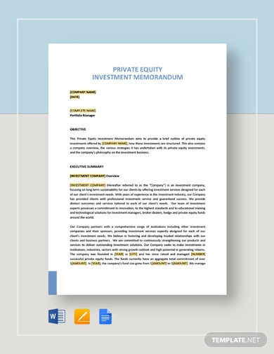 Investment Memo - 14+ Examples, Format, Pdf | Examples