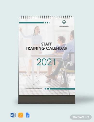 Training Calendar - 15+ Examples, Format, Pdf | Examples