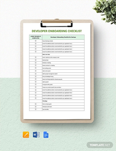 Onboarding Checklist - 16+ Examples, Format, Pdf | Examples