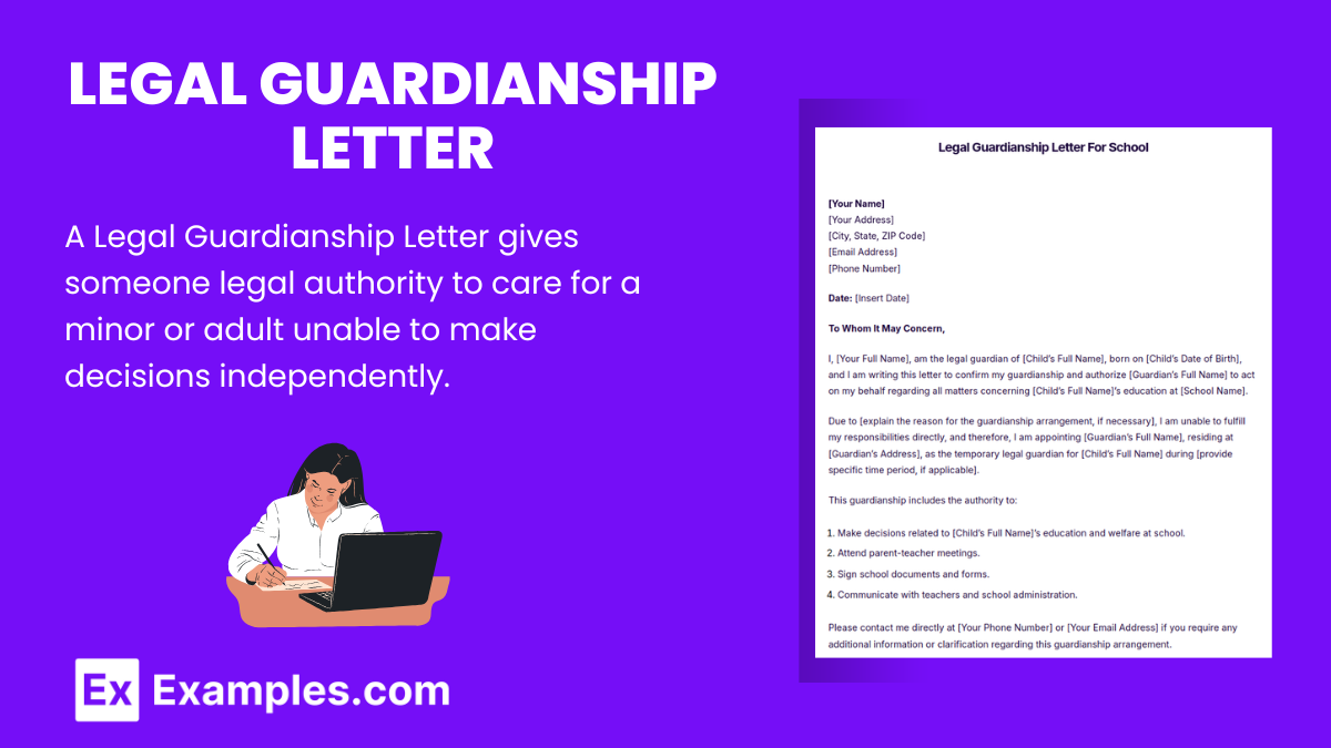 11+ Legal Guardianship Letter Examples to Download