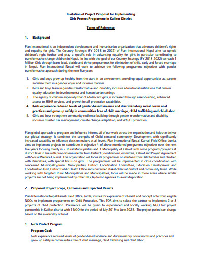 NGO Project Proposal 12 Examples Format Pdf Examples