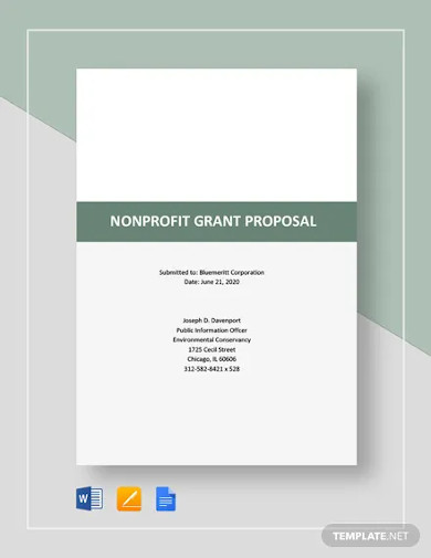 Non-Profit Proposal - 16+ Examples, Format, Pdf | Examples