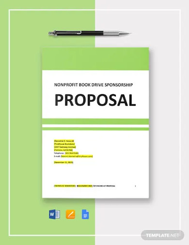 Non-Profit Proposal - 16+ Examples, Format, Pdf | Examples