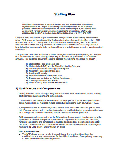 Staffing Plan - 10+ Examples, Format, Pdf | Examples