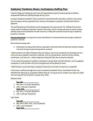 Staffing Plan - 10+ Examples, Format, Pdf | Examples