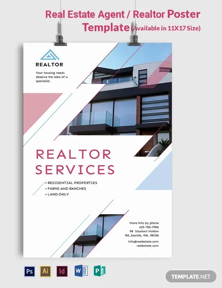 Real Estate Poster - 21+ Examples, Format, Pdf | Examples