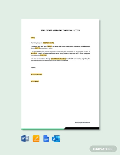 Appraisal Letter - 10+ Examples, Format, Sample | Examples