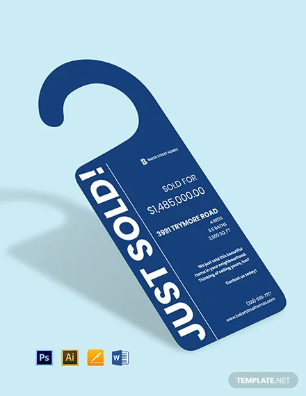 Real Estate Door Hanger - 21+ Examples, Format, Pdf | Examples
